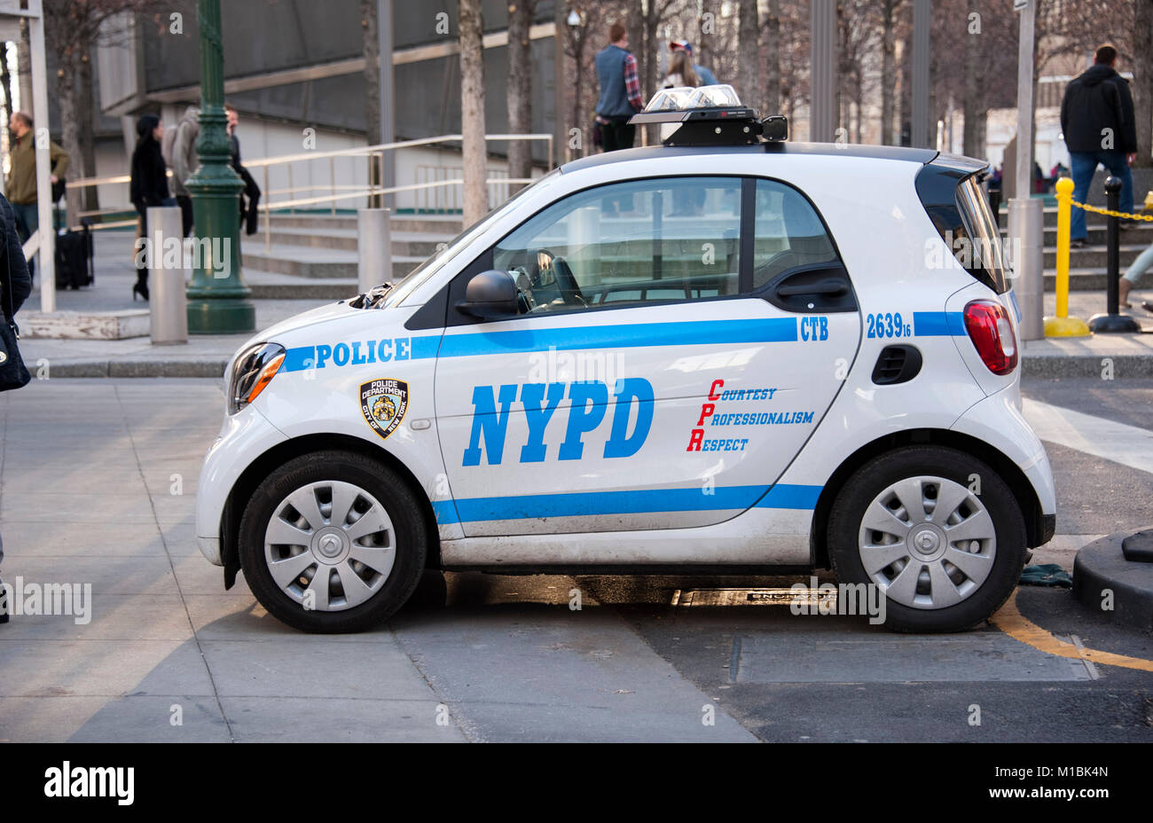 NYPD Smart Auto im World Trade Center in New York City geparkt ...
