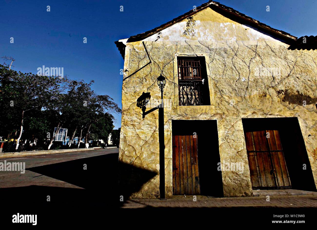 Barcelona, Anzoategui, Venezuela. 12 Juni, 2011. Am 12. Juni. 2011. Alte Häuser in der Altstadt ...