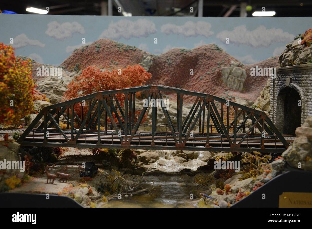 Modelleisenbahnen und Skala Landschaften am Amherst Eisenbahn ...