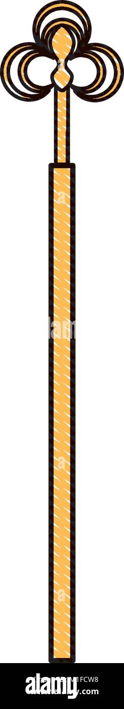 Königliche Zepter icon image Stock-Vektorgrafik - Alamy