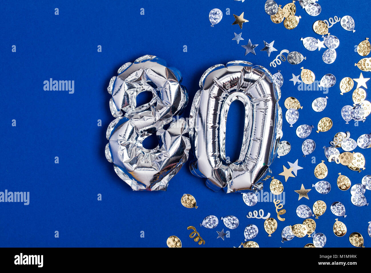 Happy birthday number 80 greeting -Fotos und -Bildmaterial in hoher ...
