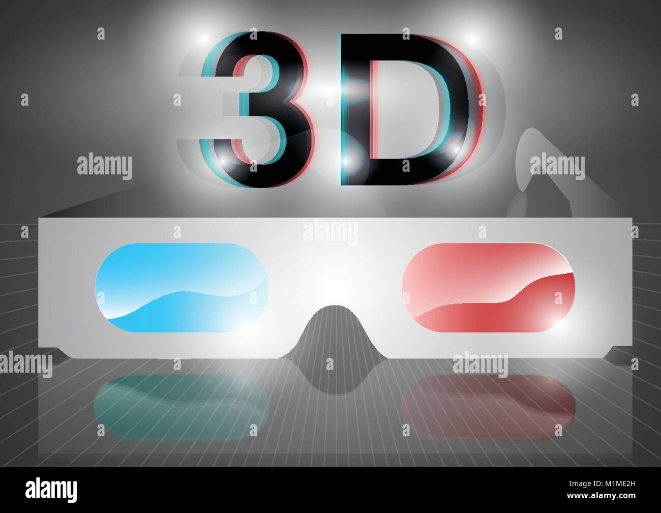 3d eyeglasses -Fotos und -Bildmaterial in hoher Auflösung – Alamy