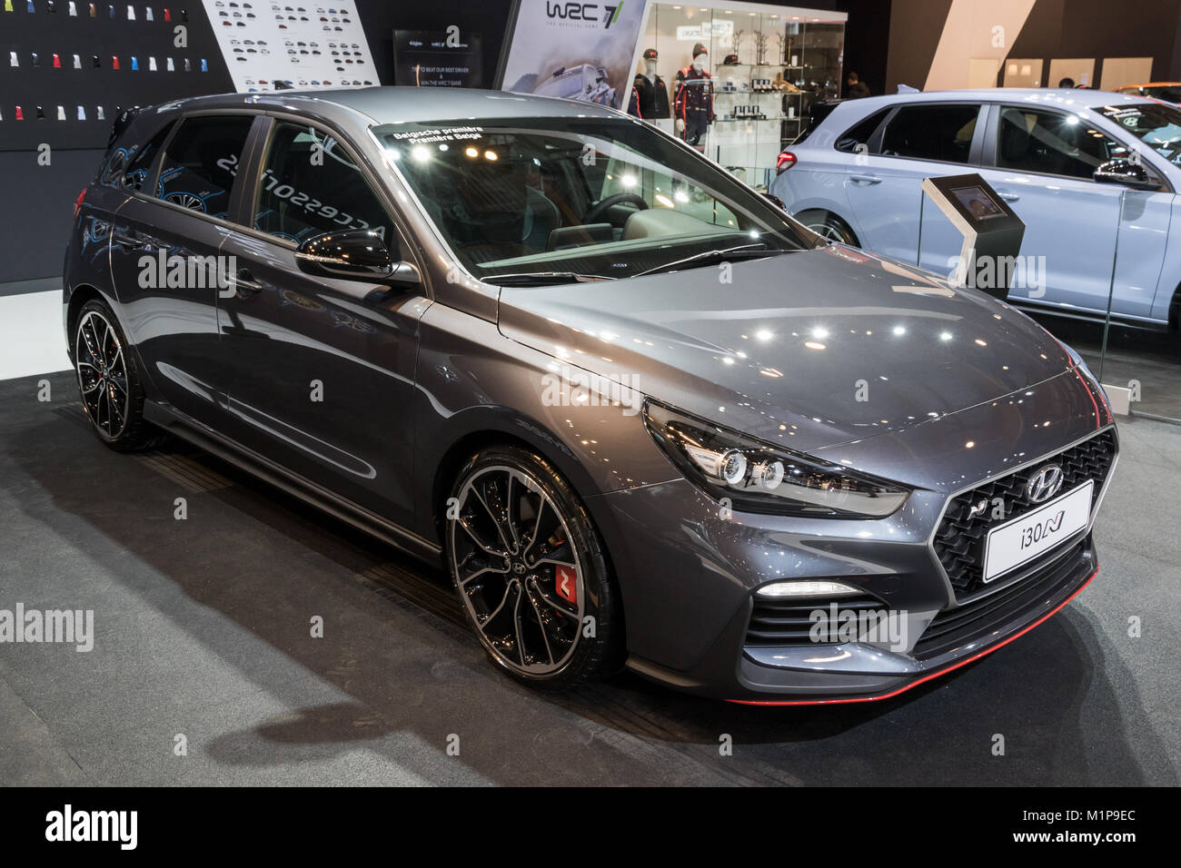 Brüssel - Jan 10, 2018: Hyundai i30N Auto auf dem Automobil-Salon in ...