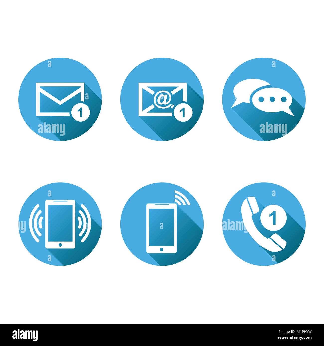 Contact Buttons Set Email Stockfotos & Contact Buttons Set Email Bilder ...