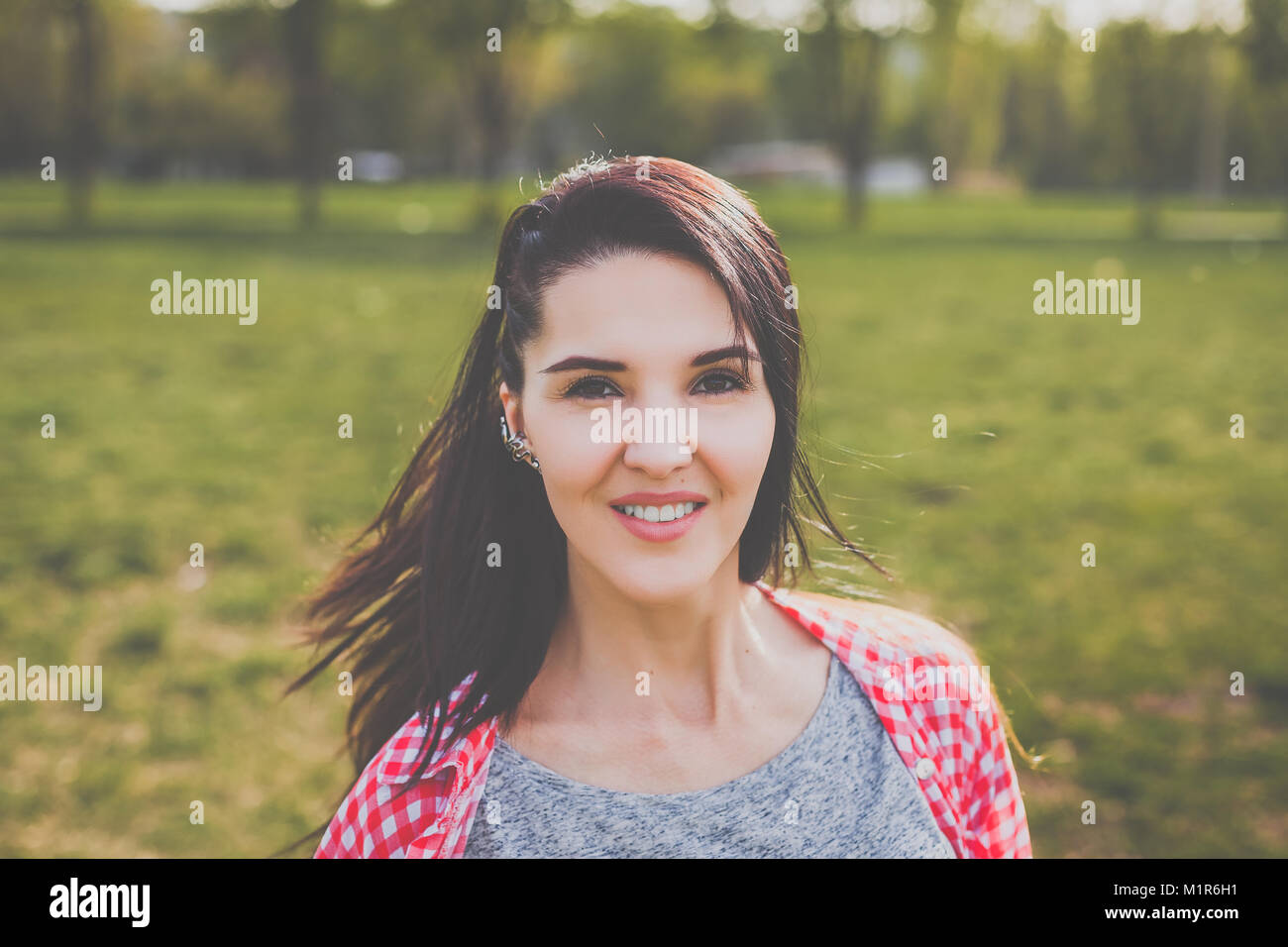 Beautiful Cute Teenager Girl Pigtails Stockfotos und -bilder Kaufen - Alamy