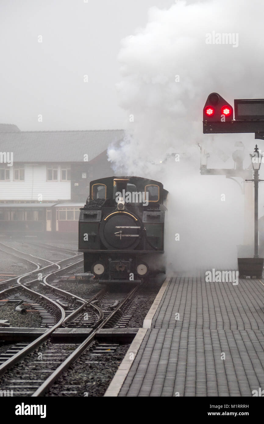 Porthmadoc Station, Ffestiniog Railway, North Wales Double-Fairlie ...