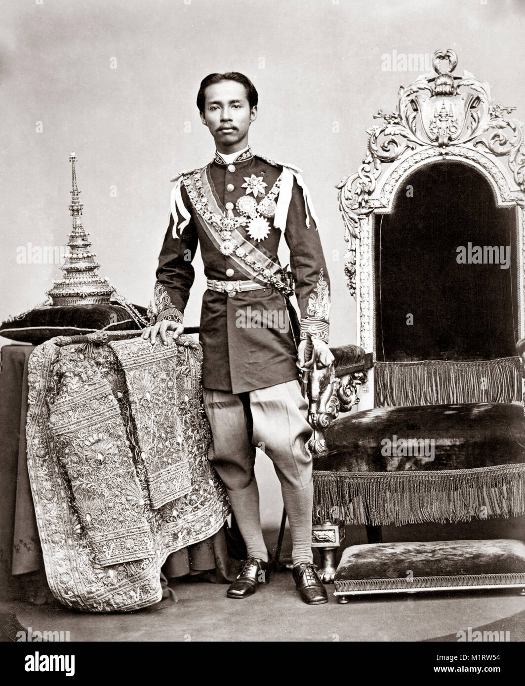 C 1880 Südostasien - Phra Bat Somdet Phra Maha Chulalongkorn ...
