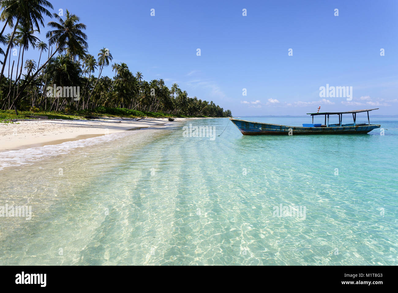 Schönen tropischen Strand, Banyak Archipel, Sumatra, Indonesien ...
