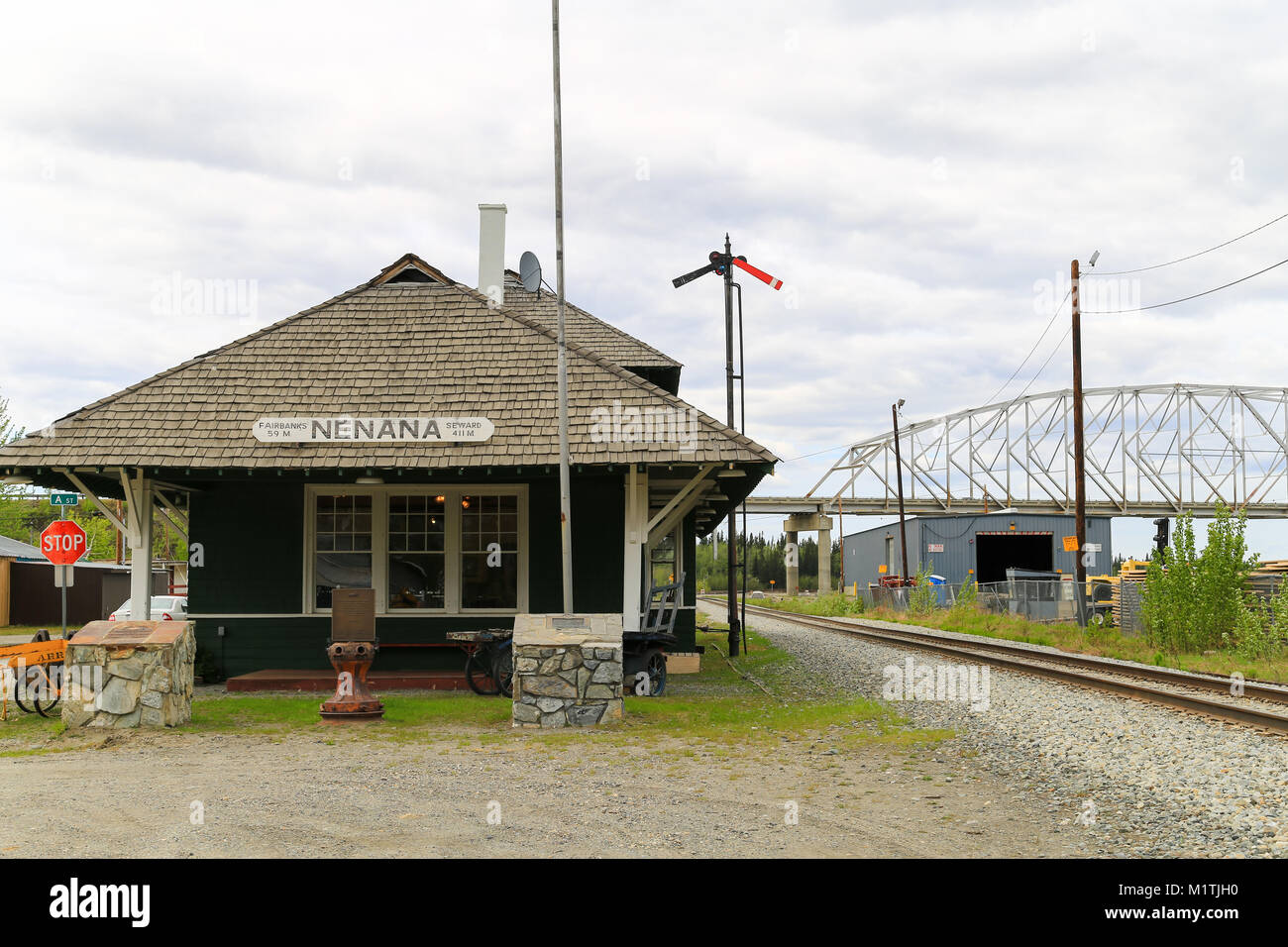 Alaska railroad station -Fotos und -Bildmaterial in hoher Auflösung – Alamy