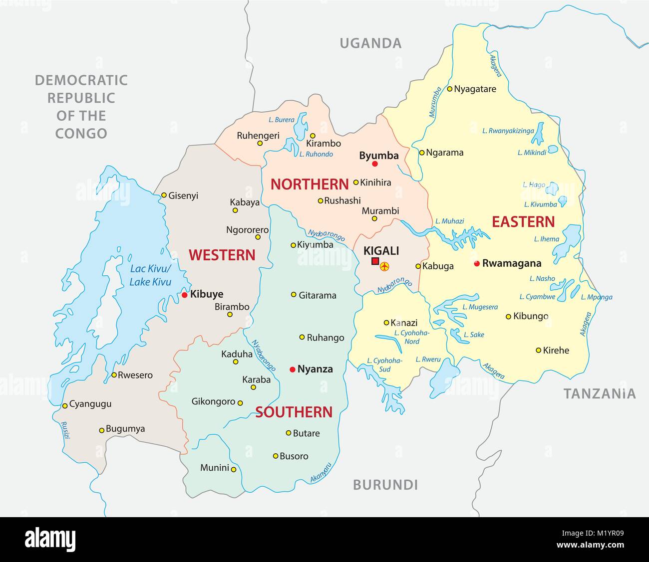 Political map of africa -Fotos und -Bildmaterial in hoher Auflösung – Alamy