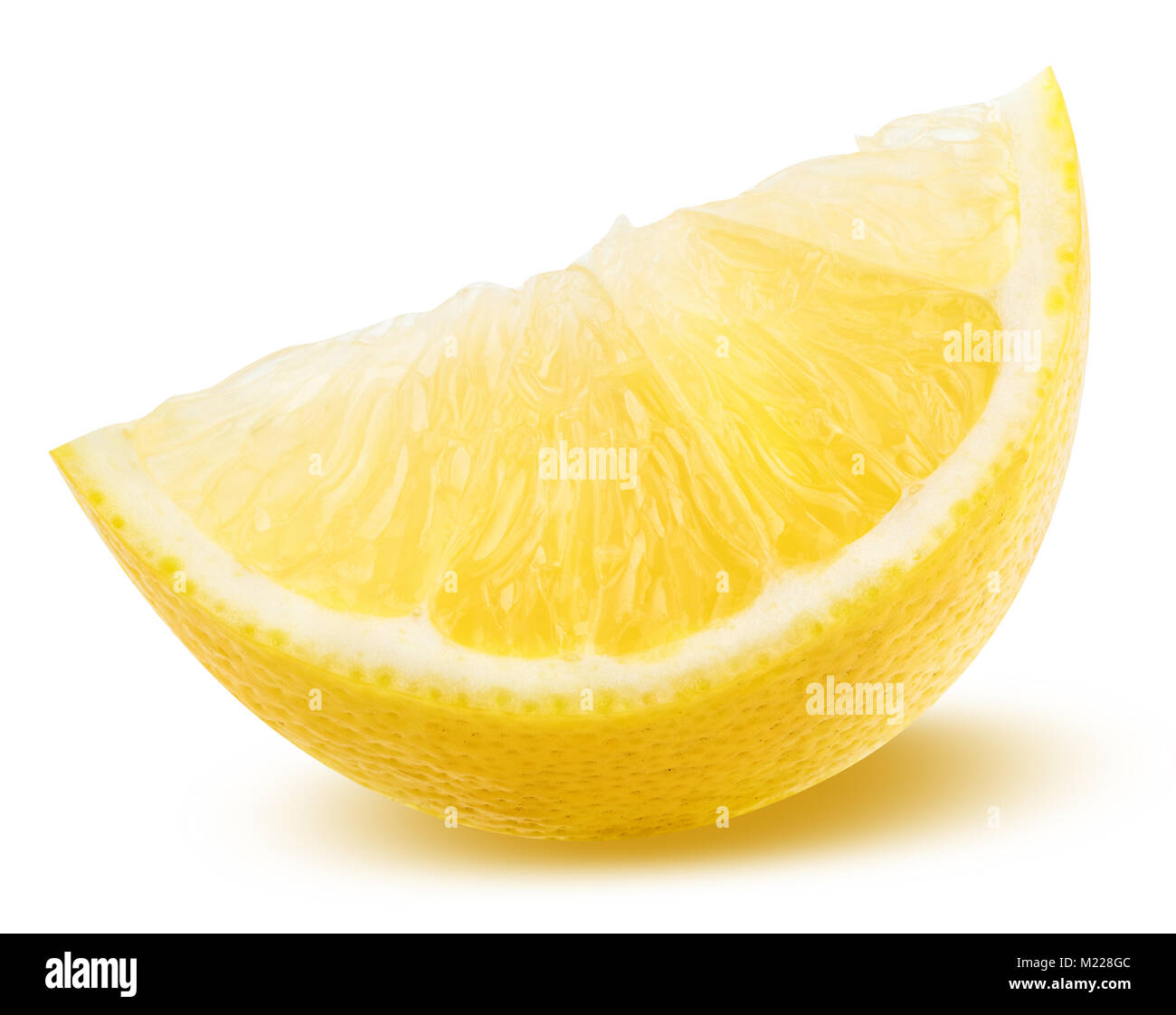 Zitrone Frucht auf Weiß mit Freistellungspfad isoliert Stockfotografie ...