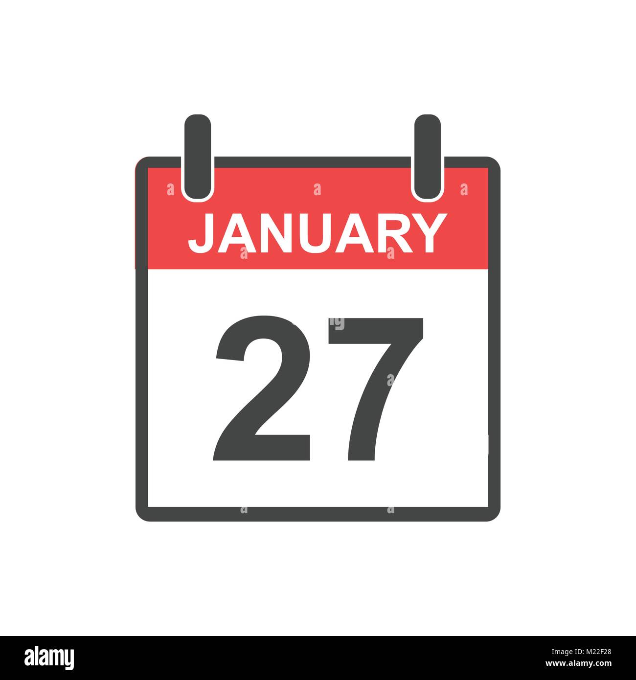 27 january Stock-Vektorgrafiken kaufen - Alamy