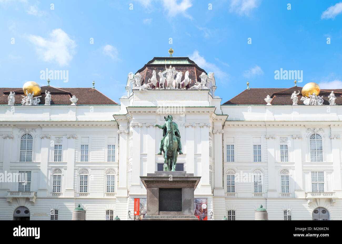 Österreich, Wien, Hofburg, die internen Josefsplatz Platz mit dem ...