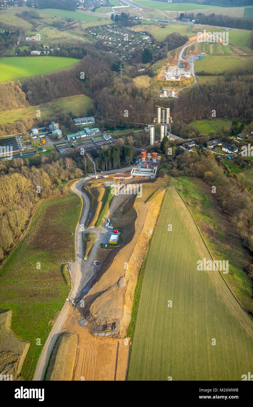 Autobahn A44 Ausbau im Bereich Hofer Mühle Zorn Viadukt in der Mühle ...