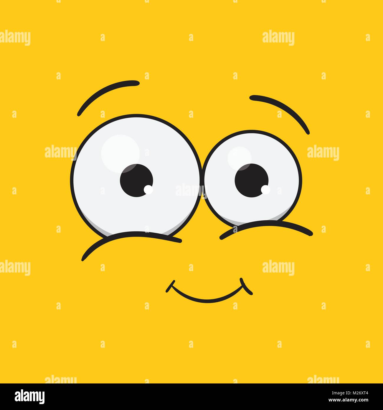 Gelbe Smiley. Welt lächeln Tag. Emoticon-symbol Vector Illustration ...