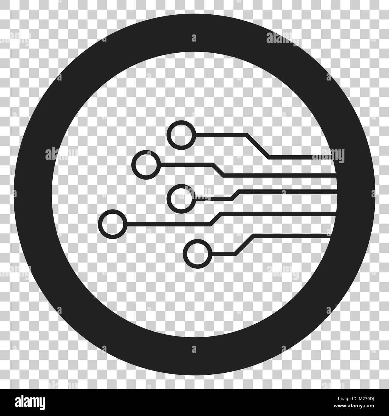 Platine Symbol. Technologie Regelung symbol Flachbild Vector ...