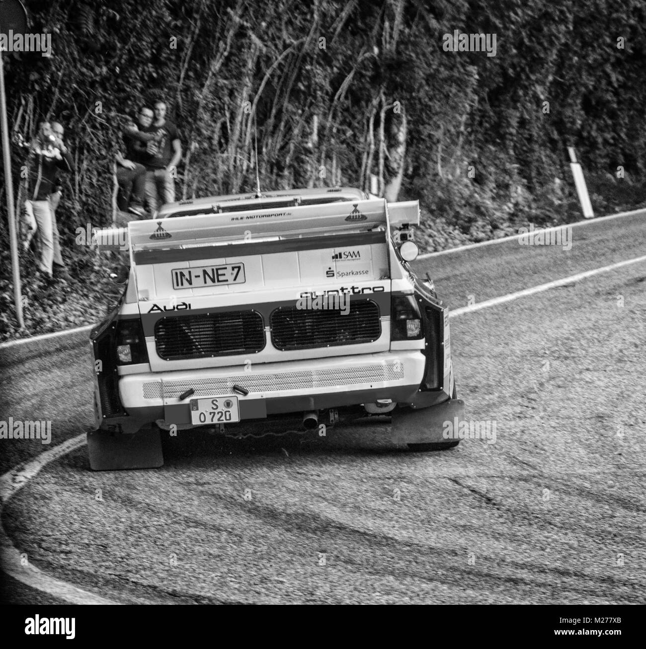 SAN MARINO, SAN MARINO - OTT 21: Audi Sport quattro S1 alte Rennwagen ...