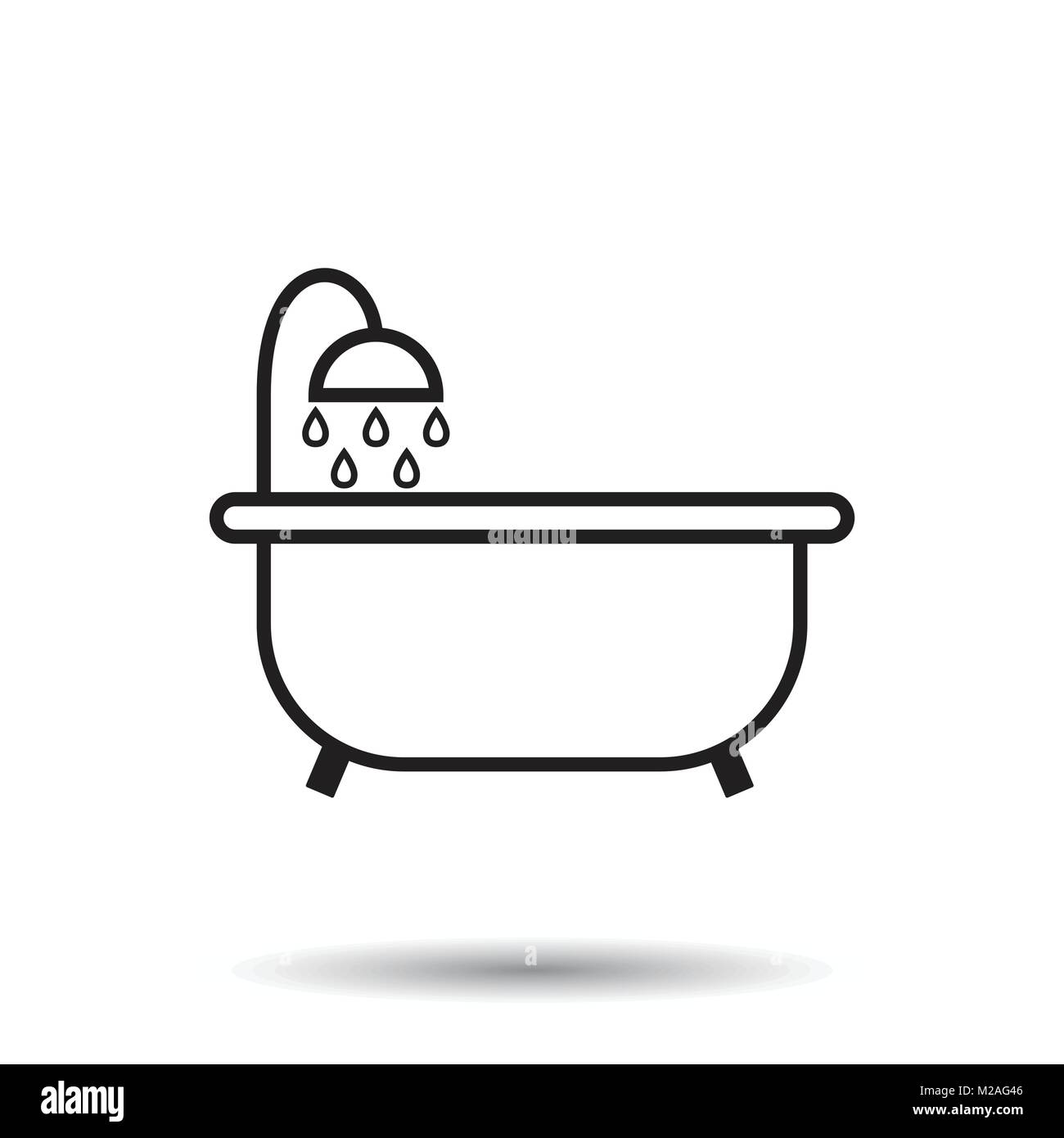 Badewanne vektor -Fotos und -Bildmaterial in hoher Auflösung – Alamy