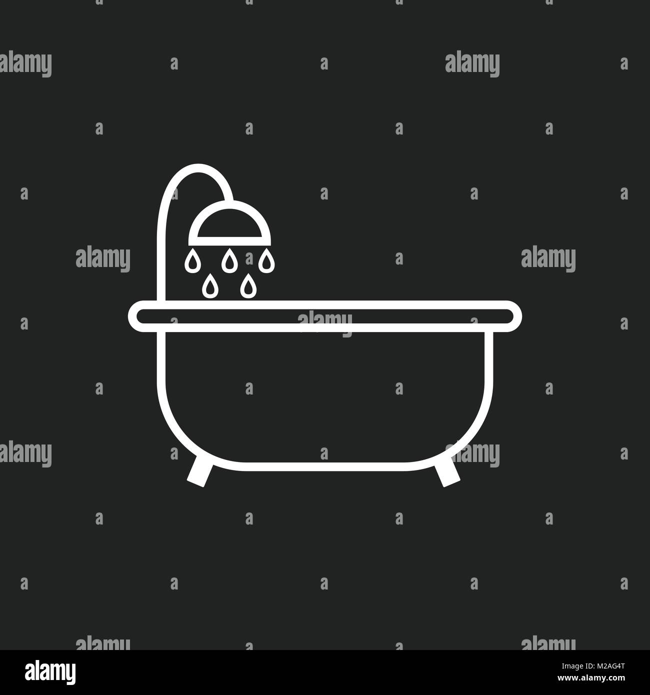 Badewanne vektor -Fotos und -Bildmaterial in hoher Auflösung – Alamy