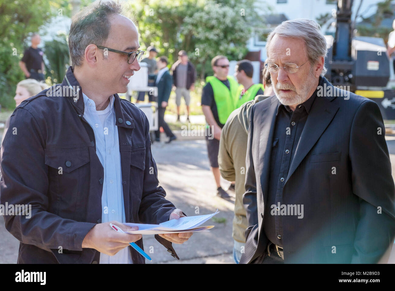 Ein sinnlos und dumm Geste, von links: Regisseur David Wain, Martin ...