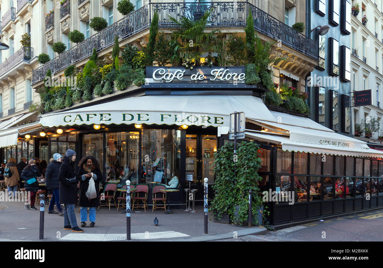 Cafe de flore paris -Fotos und -Bildmaterial in hoher Auflösung – Alamy