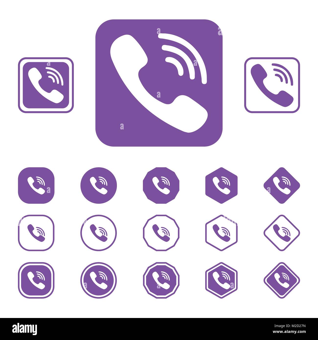 Viber logo Stock-Vektorgrafiken kaufen - Alamy