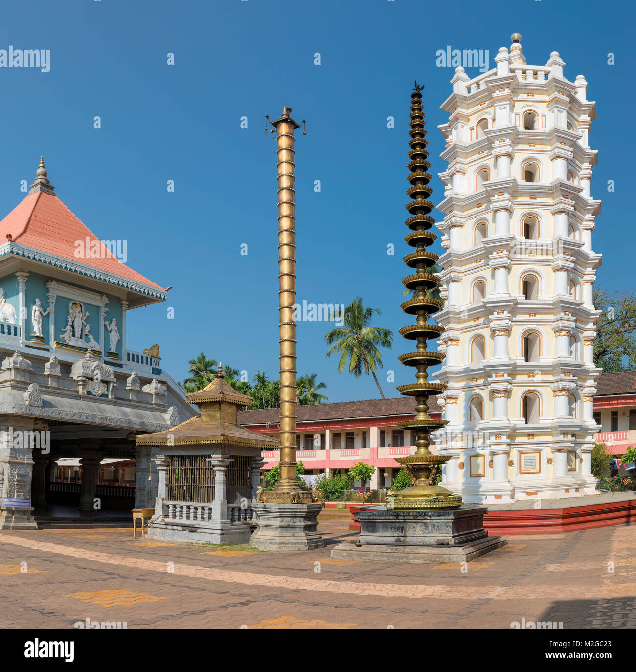 Shri Mahalsa indischen Tempel in Goa, Indien Stockfotografie - Alamy