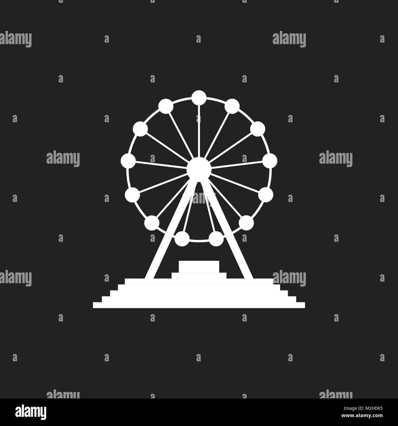 Riesenrad symbol vektor vektoren -Fotos und -Bildmaterial in hoher ...