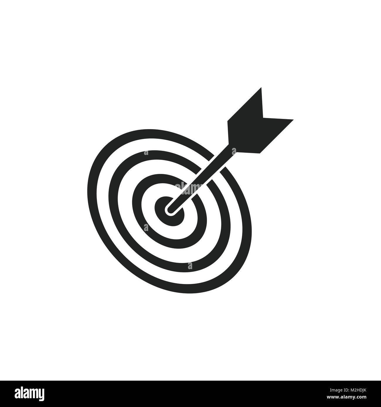 Ziel Logo Vektor Start Ziel Symbol, Vektor Vorlage, Illustration,