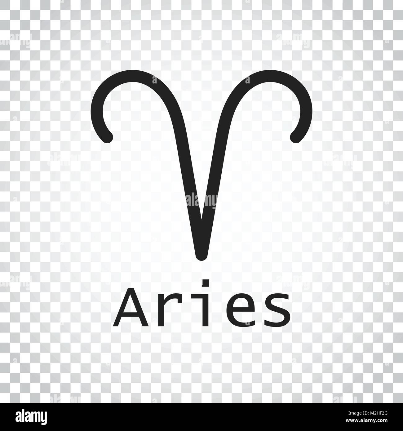 Widder Sternzeichen. Flache Astrologie Vector Illustration auf ...