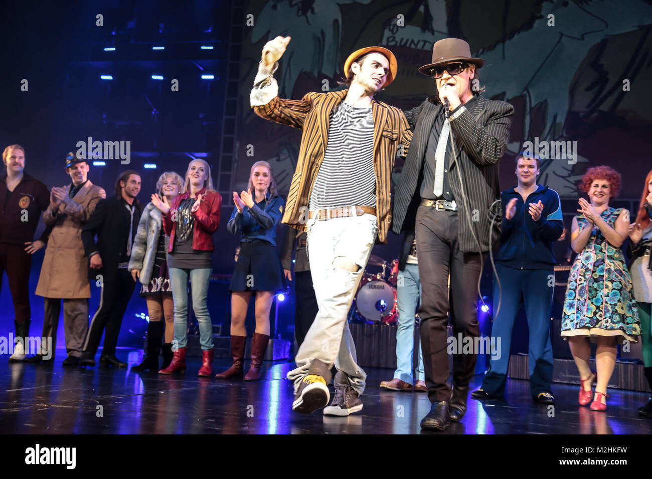 Christopher Brose und Udo Lindenberg zu Udo Lindenbergs Musical HINTERM ...