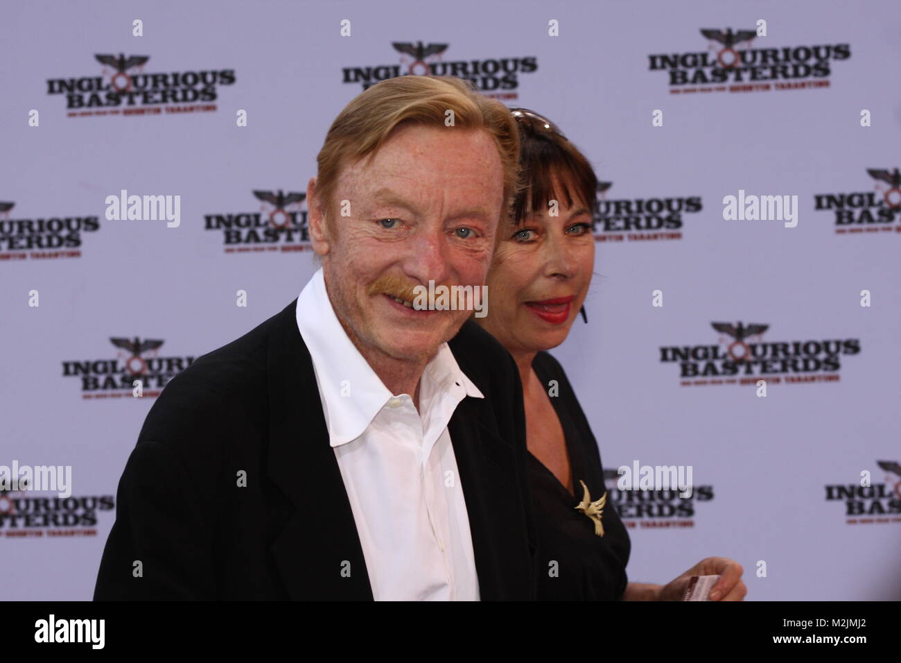 Otto Sander bei der Premiere - Inglourious Basterds Stockfotografie - Alamy