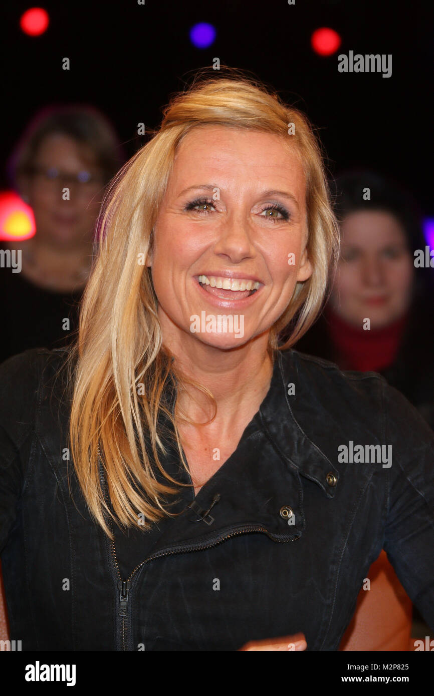Andrea Kiewel (Moderatorin), NDR-Talkshow, Hamburg, 11.12.2015 ...