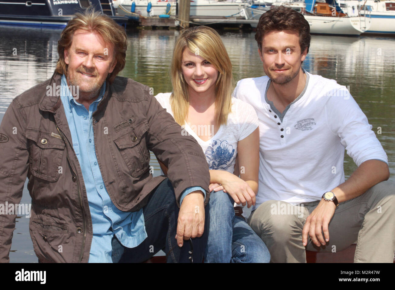 Fotocall "Lebe dein Leben", Hafen Finkenwerder Hamburg, 20.04.2011 ...