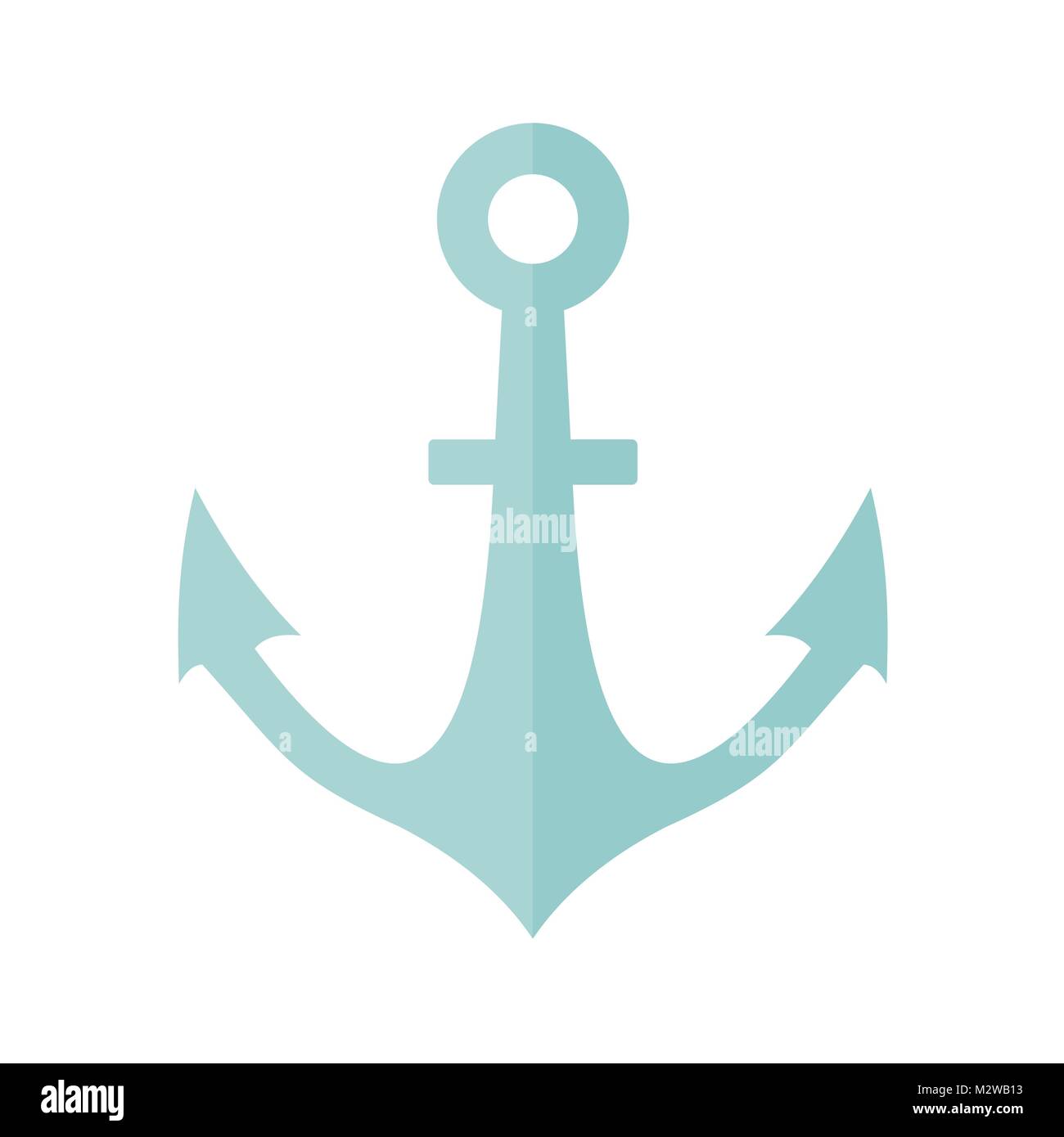 Einfache Marine Anker Vector Illustration Graphic Design Stock ...
