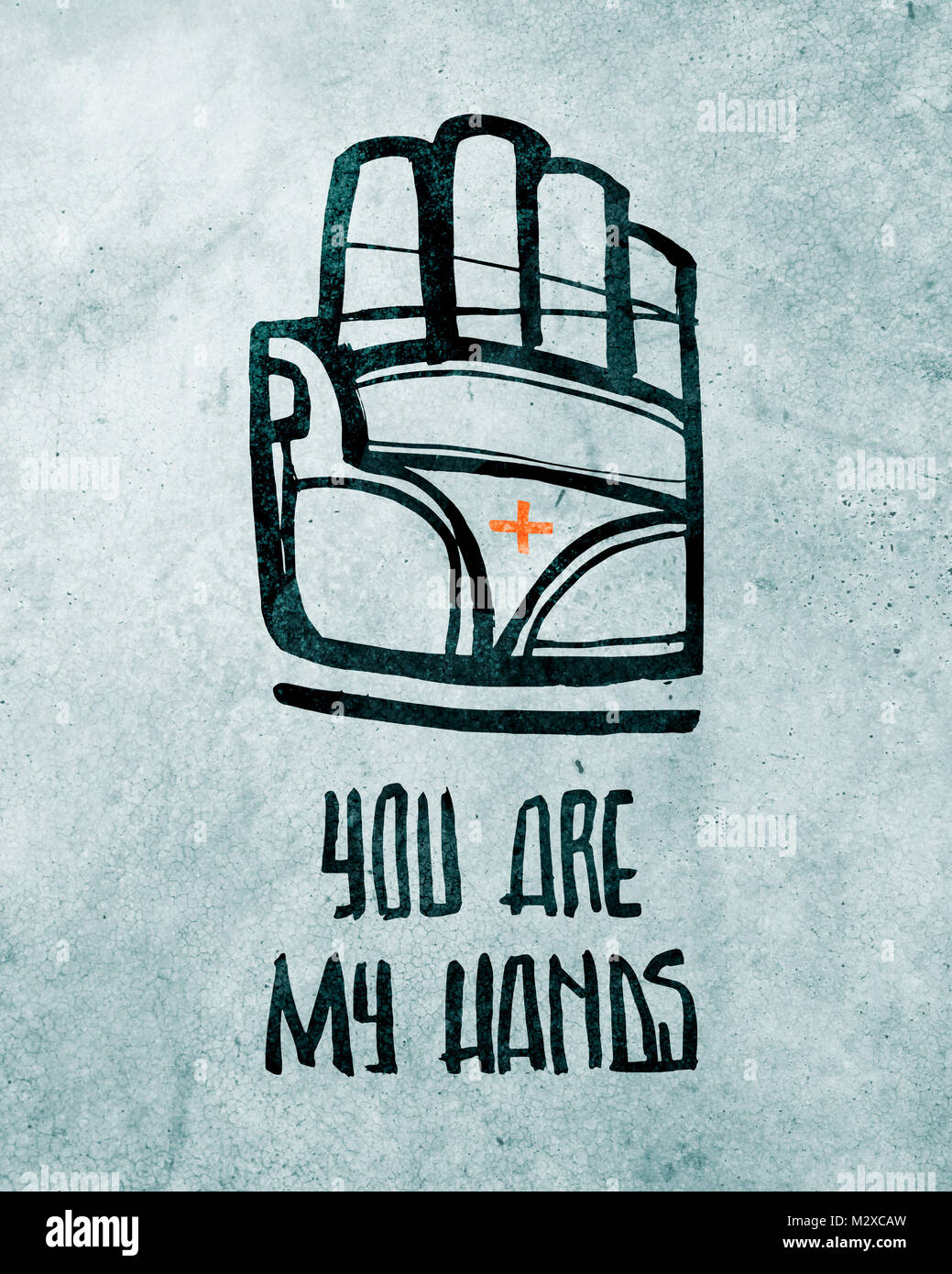 Hand vektor Tinte Abbildung von Jesus Christus Hand Symbol und Ausdruck ...