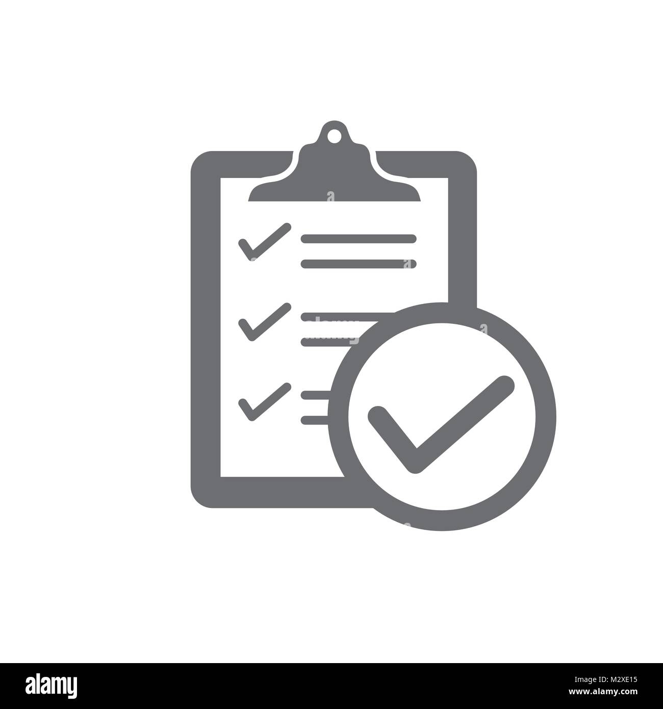 In übereinstimmung Icon Set zeigt, dass eine Firma Inspektion ...