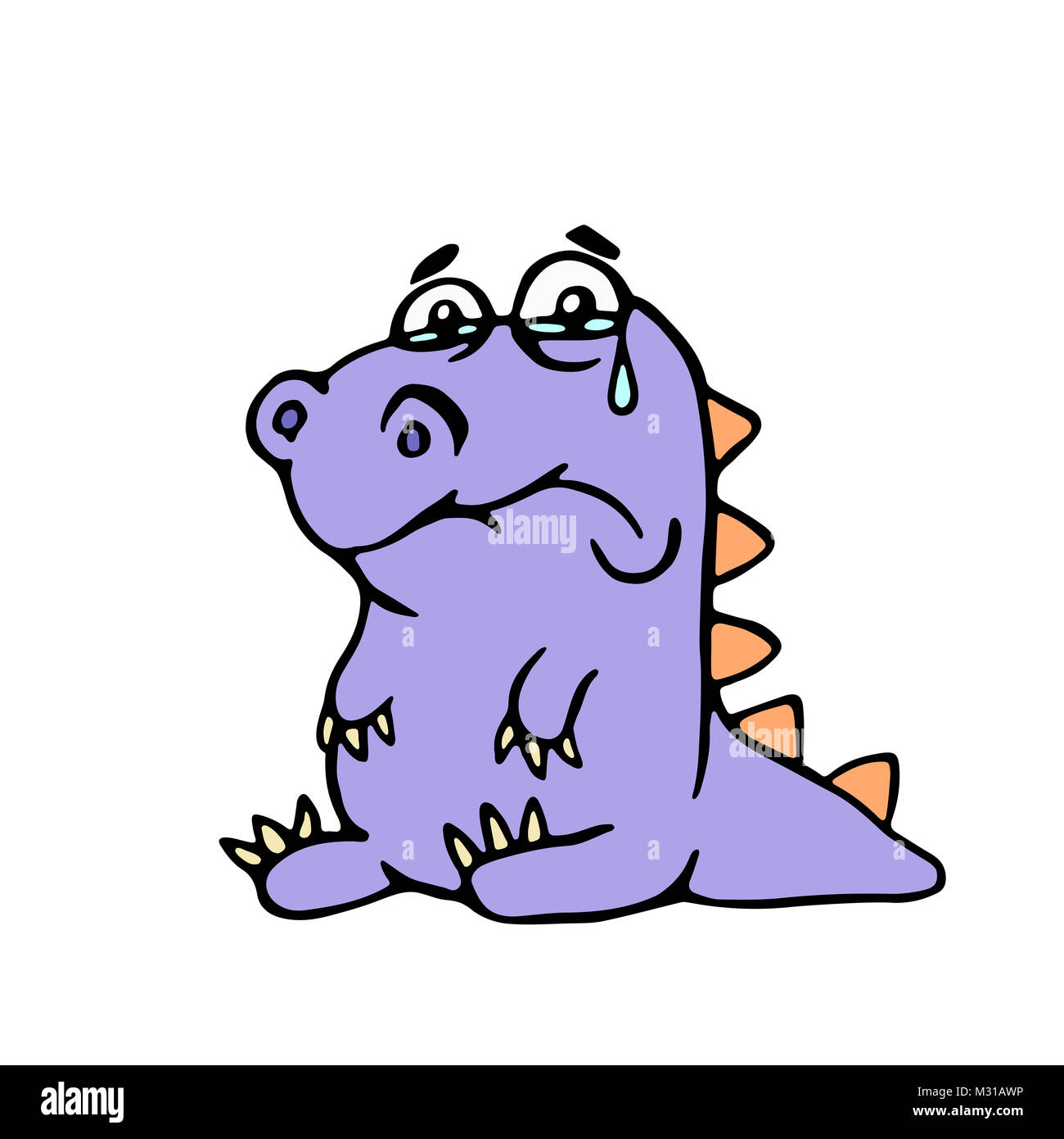 Cartoon Emoticon Crying Stockfotos und -bilder Kaufen - Alamy