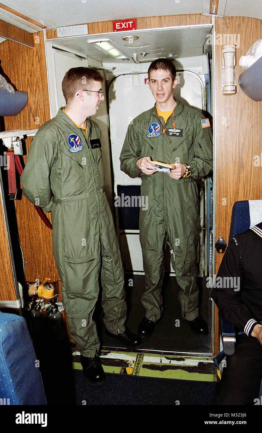 Flug mit VR-56. 27. März 2002. Zu beufort SC pilot-Lt Mike gravitt Co ...