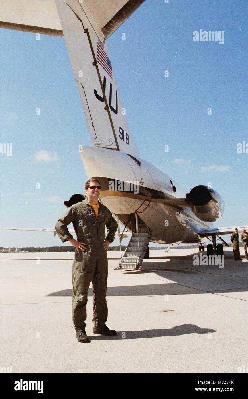 Flug mit VR-56. 27. März 2002. Zu beufort SC pilot-Lt Mike gravitt Co ...