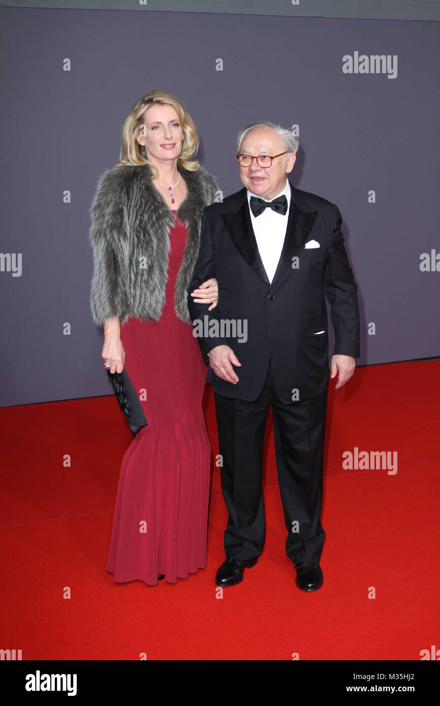 Prof. Dr. Hubert Burda mit Frau Maria Furtwaengler-Burda ...