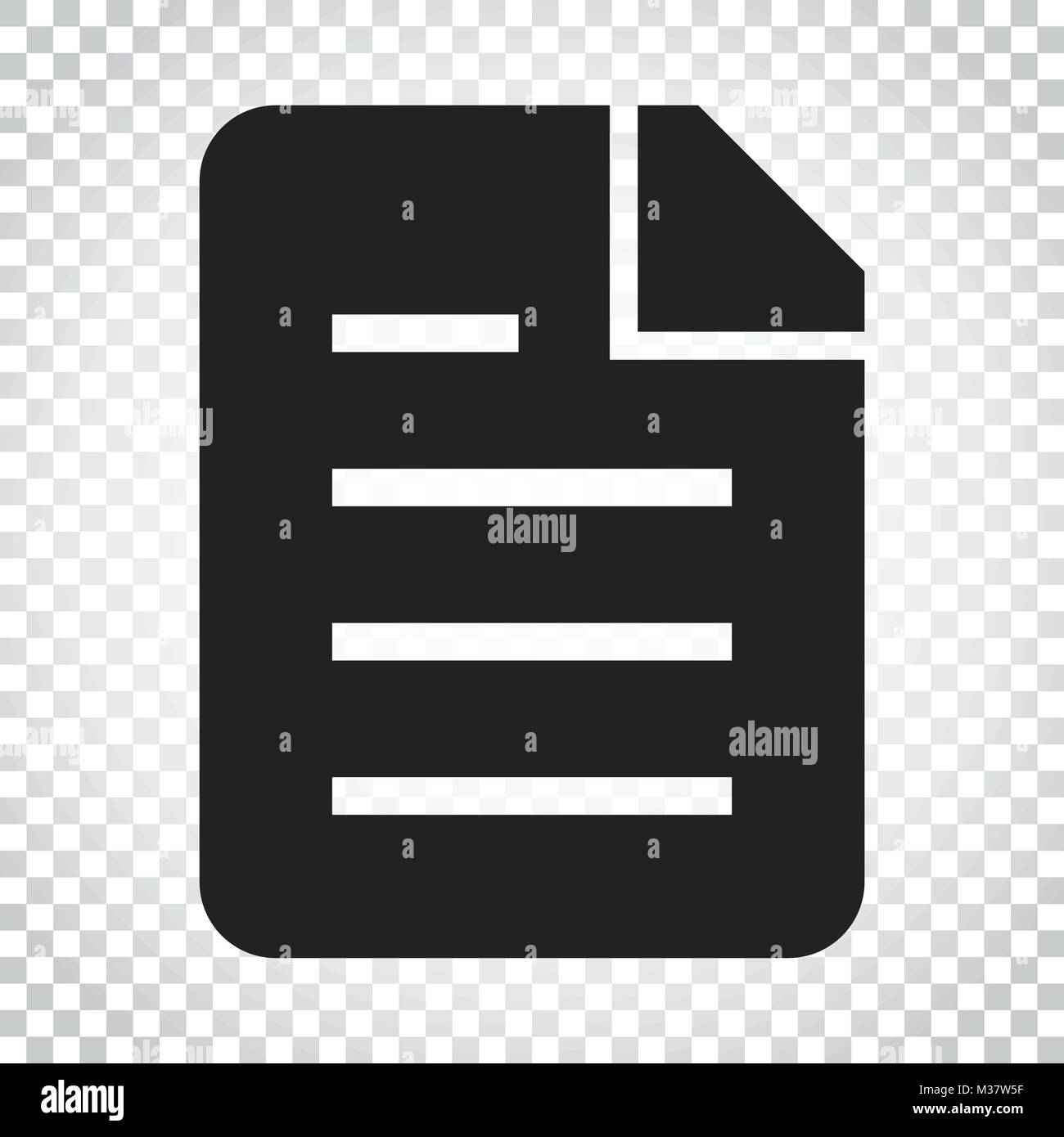 Dokument flachbild Vektor icon. Archivieren von Daten Datei Symbol logo ...