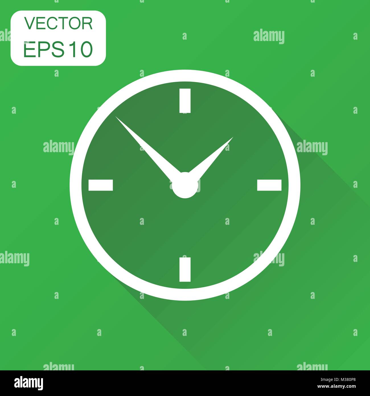Symbol Uhr. Geschäftskonzept timer Piktogramm. Vector Illustration auf ...