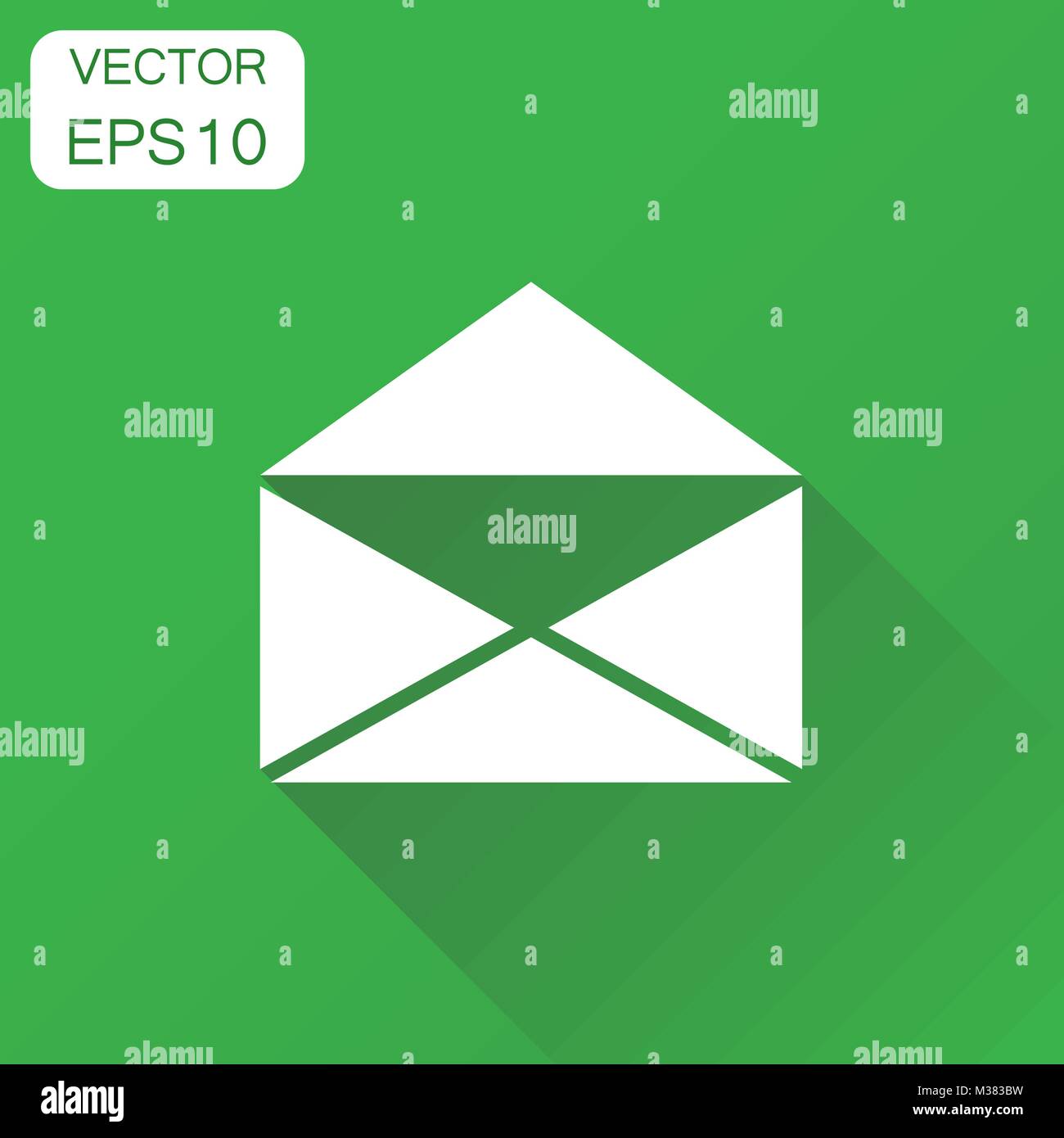 Mail Symbol Briefumschlag. Business concept e-Piktogramm. Vector ...