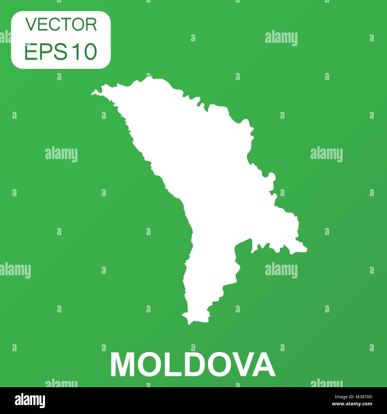 Die Republik Moldau Symbol Karte. Das Konzept der Republik Moldau ...