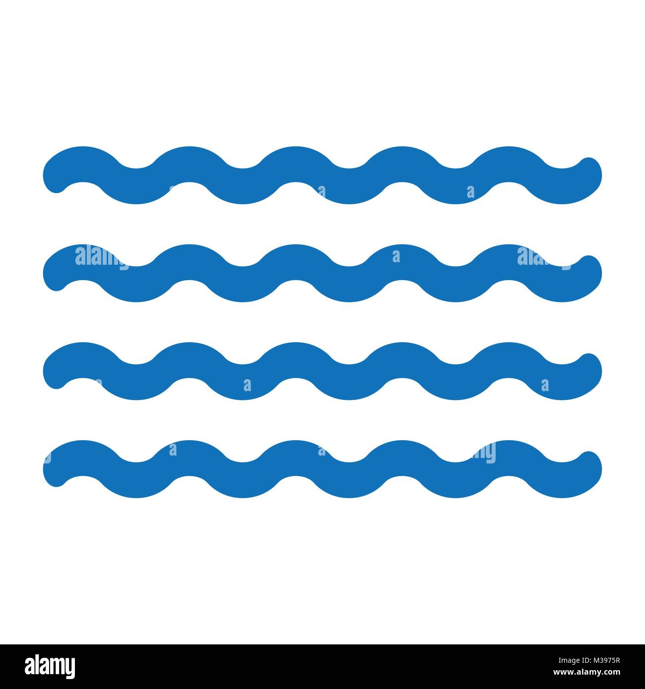 Wellenlinie symbol Stock-Vektorgrafiken kaufen - Alamy