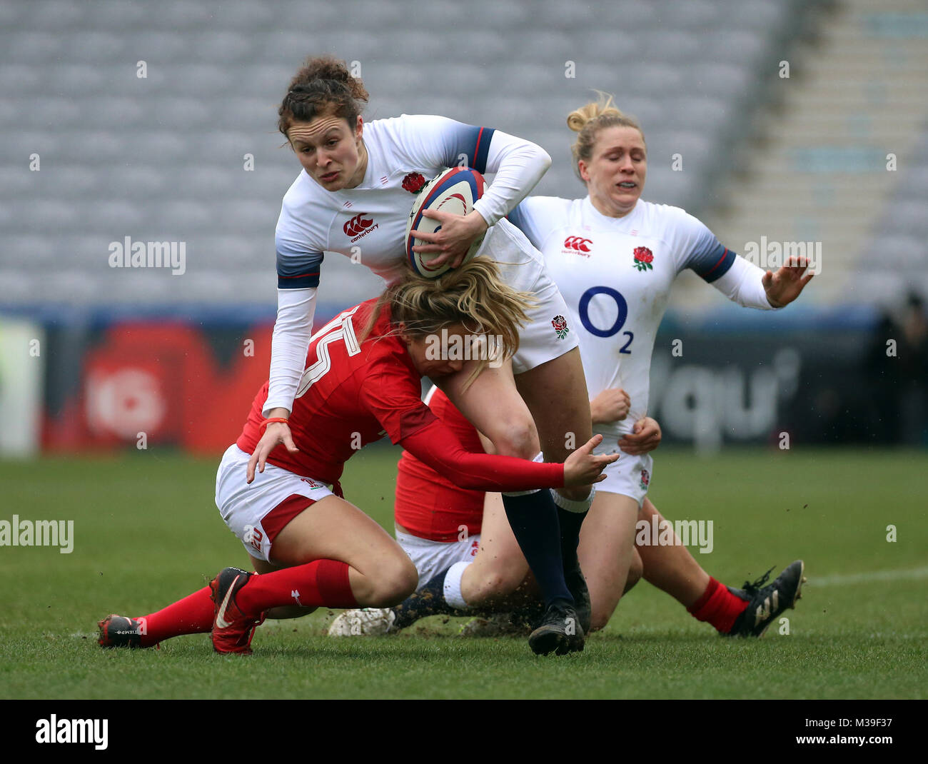 England's Charlotte Pearch in Aktion während 6 der NatWest Frauen ...