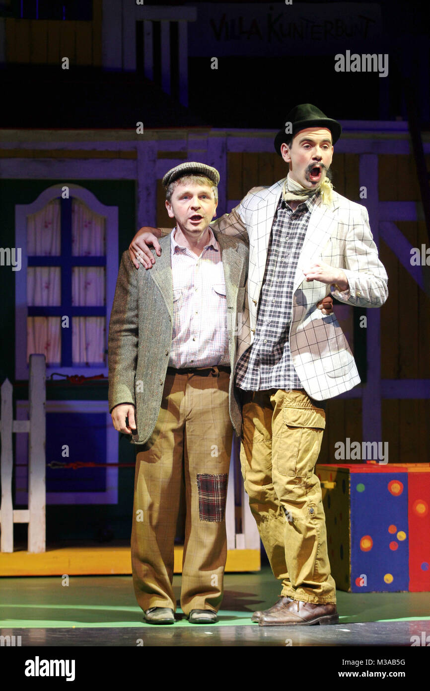 Benjamin BEckmann (Blom) und Kamil Kube (Donner Karlsson), Fotoprobe ...