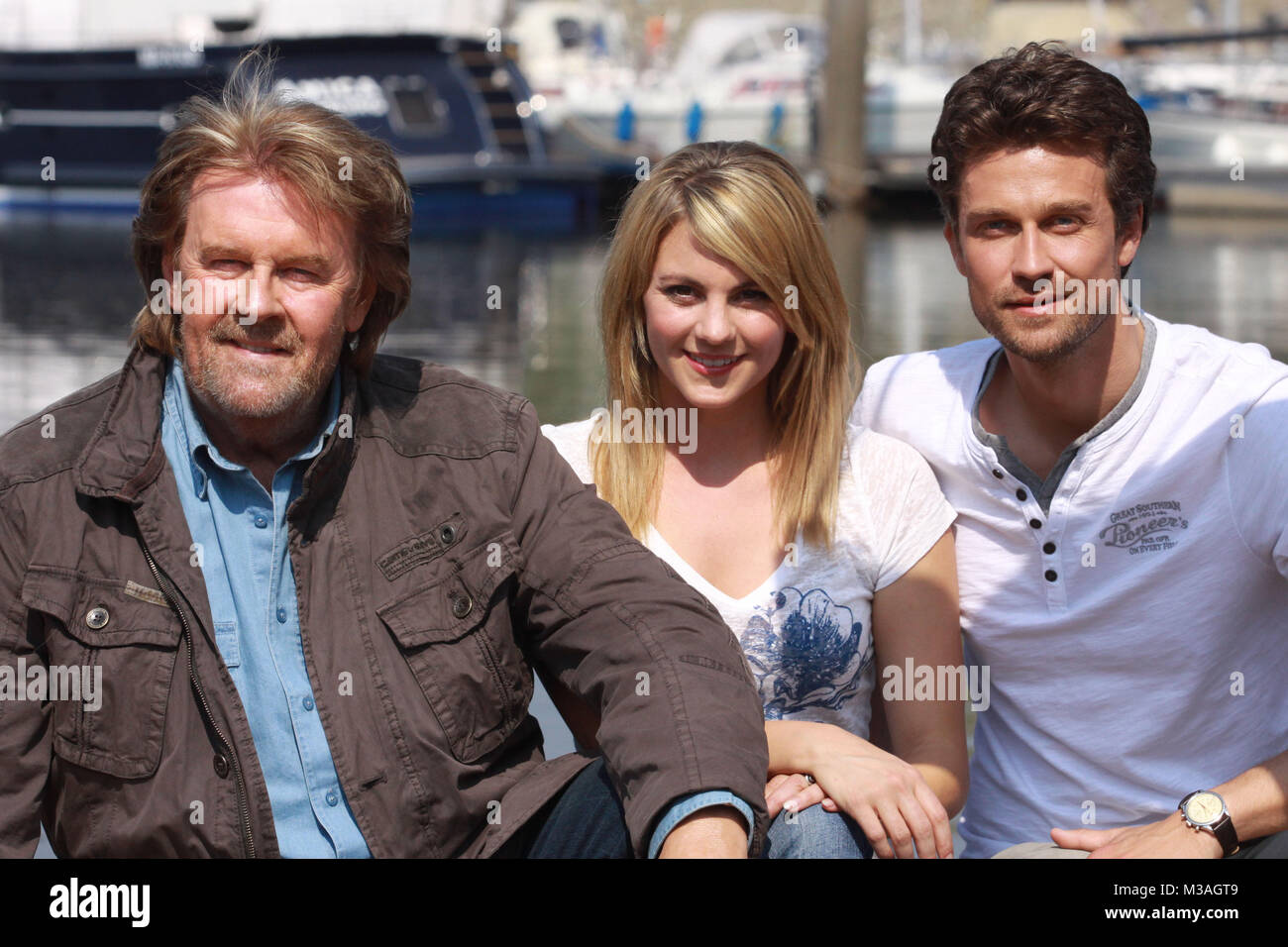 Fotocall "Lebe dein Leben", Hafen Finkenwerder Hamburg, 20.04.2011 ...