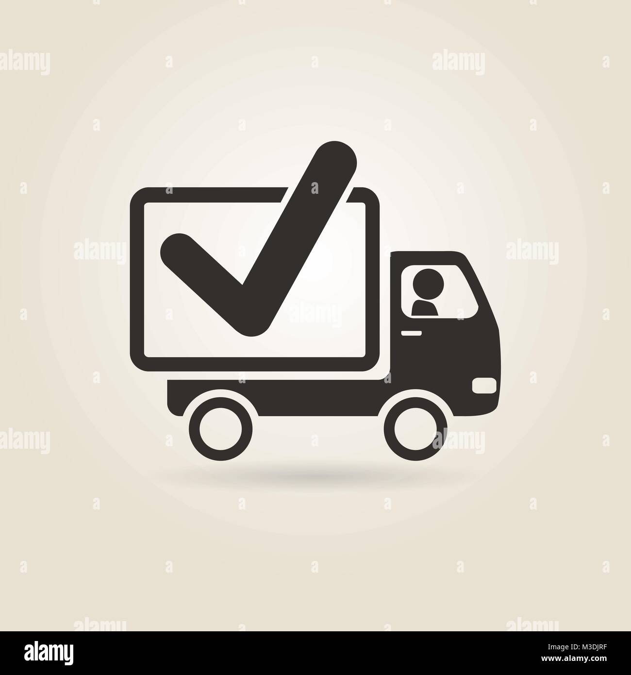 Lkw verkehrsschild Stock-Vektorgrafiken kaufen - Alamy